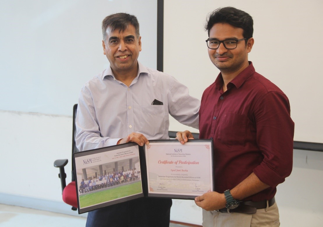 Inaugural of Induction Programme for Newly Recruited Officers of SEBI ...